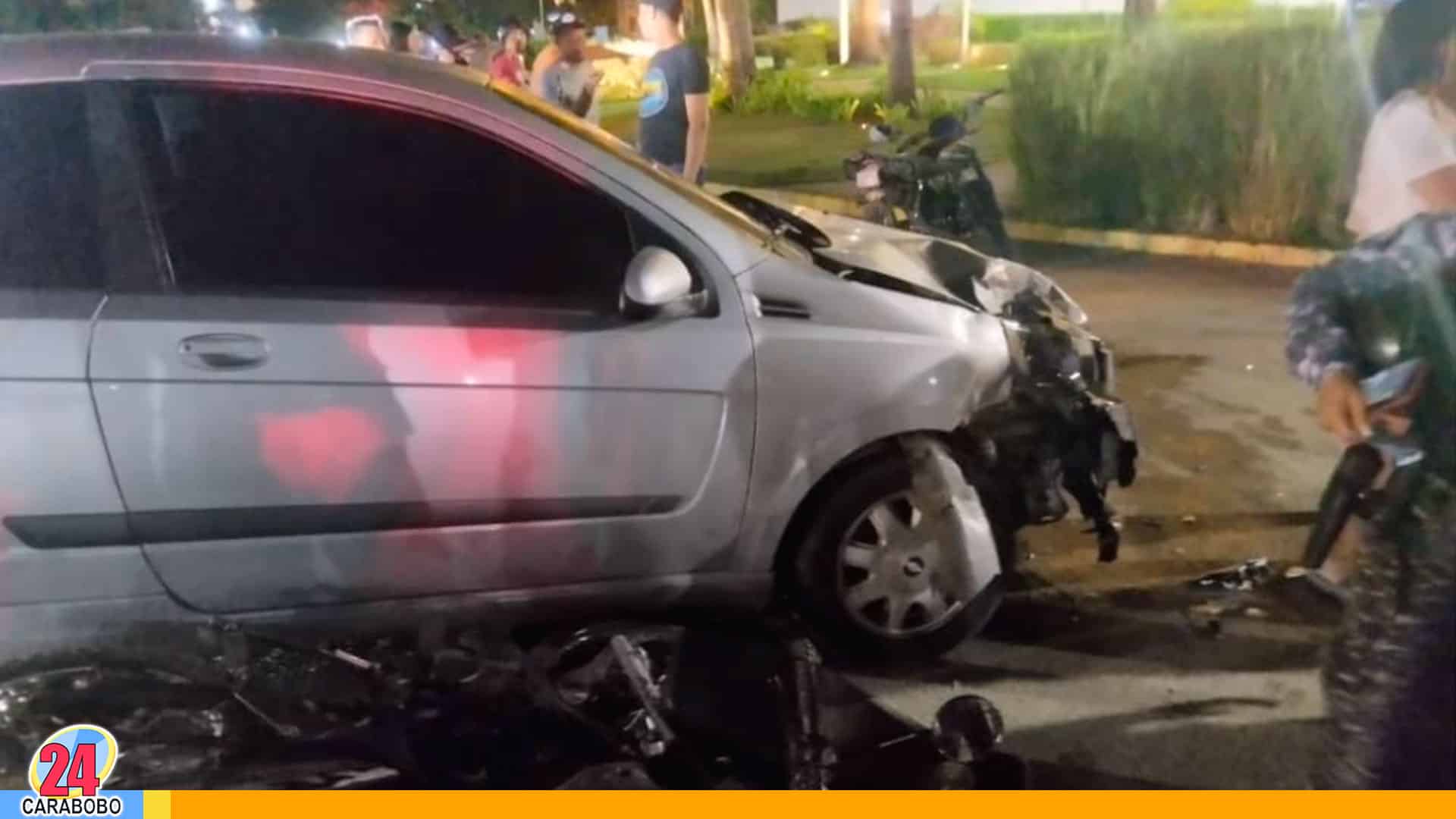Motorizado Lesionado Tras Accidente En La Carretera Morón Coro